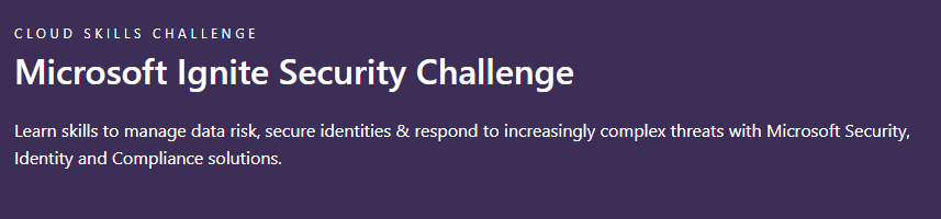 Day[29/100] #100DaysOfCloud – Jonnychipz – Microsoft Ignite Security ...