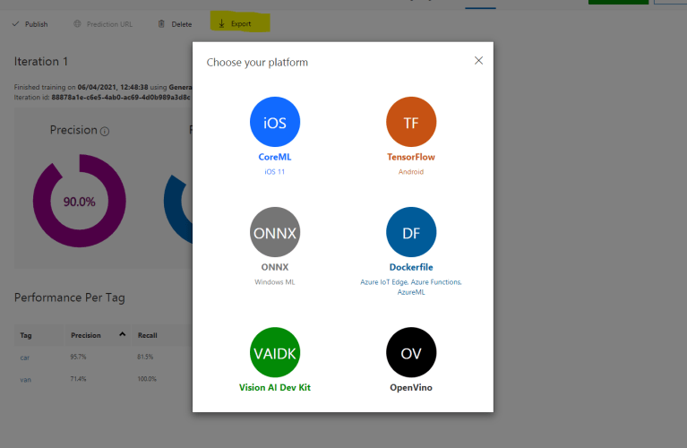 Creating a Custom Vision AI Model using CustomVision.ai – Cloud ...