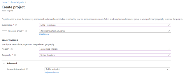 Creating an Azure VM Migrate Assessment – Cloud Computing with a side ...