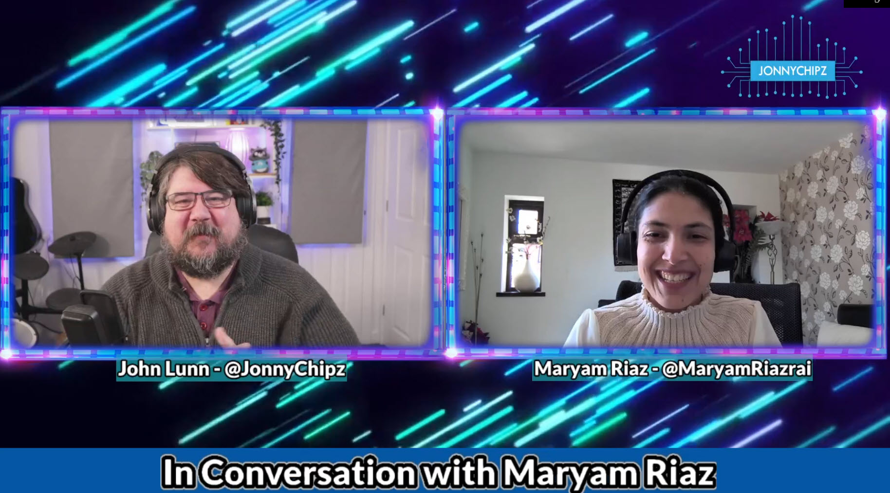 Jonnychipz – In Conversation with Maryam Riaz – Cloud Computing with a side of Chipz